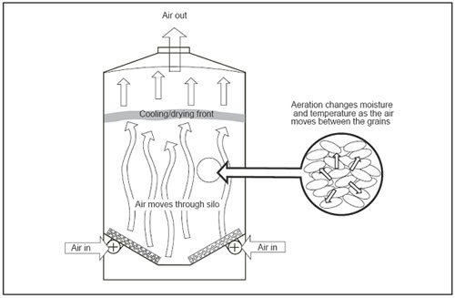 Effective aeration cooling of stored grain | The Beatsheet
